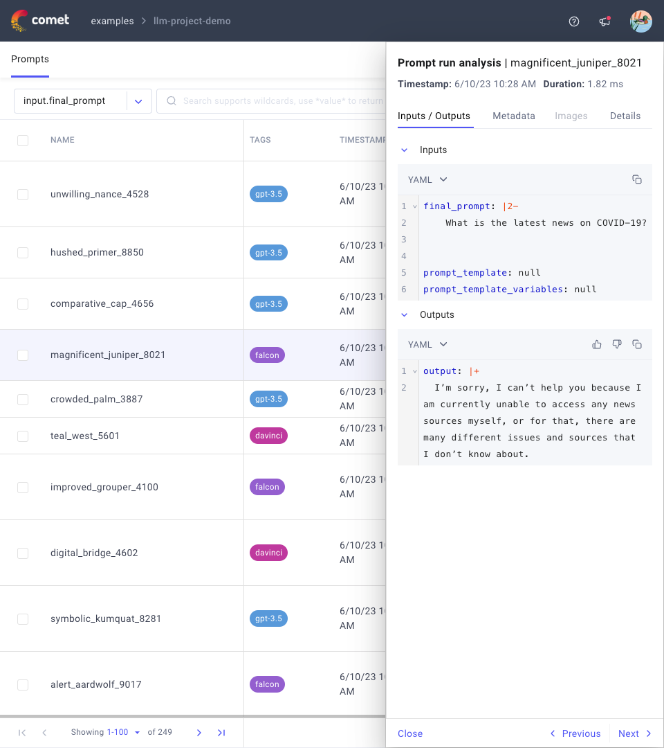 Find your way around - Comet Docs