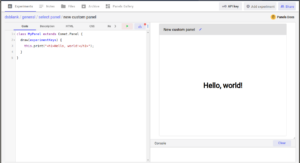Introducing Panels Custom Visualizations Machine Learning