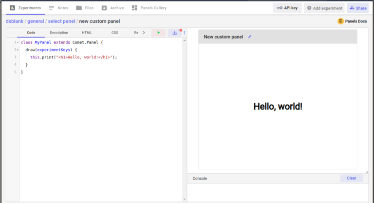 Introducing Panels Custom Visualizations Machine Learning