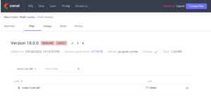 Machine Learning Model Versioning | Comet