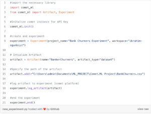 Introduction to Artifacts In Comet - Comet