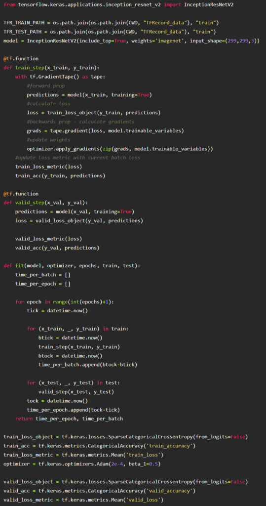 Optimized Deep Learning Pipelines - Comet