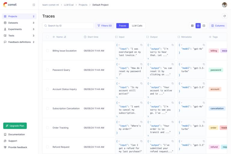 Comet - Build Better Models Faster