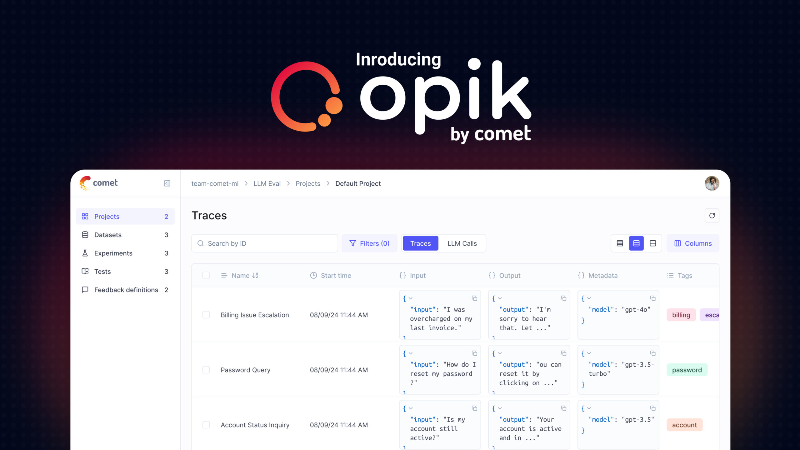 Comet Launches Opik, an Open Source LLM Evaluation Platform