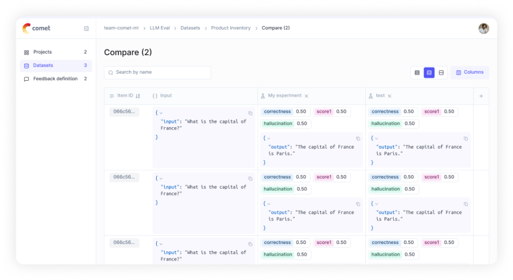 Comet - Build Better Models Faster