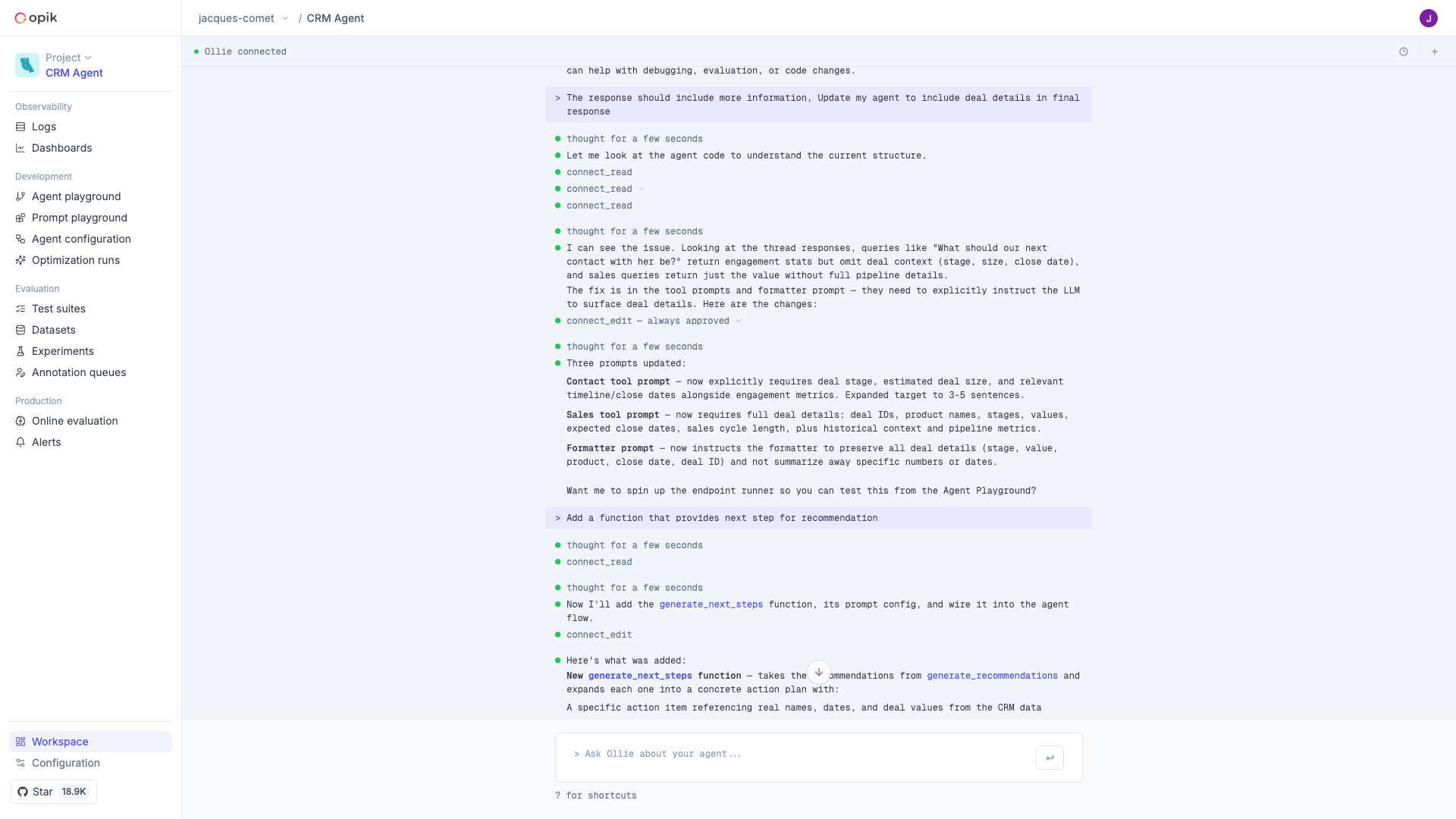 Comet - The AI Developer Platform